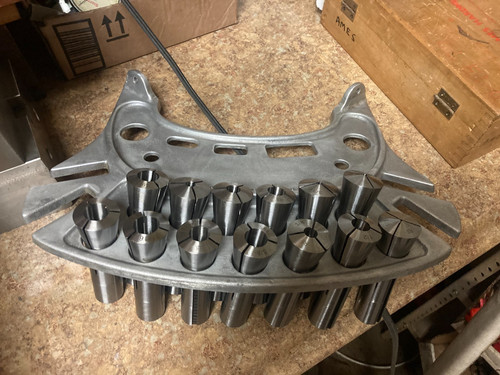 R8 Collet Rack Fits Bridgeport milling machine r8 collet set rack | eBay