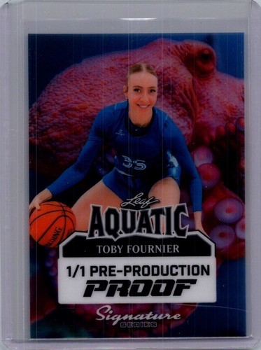 Toby Fournier 2024 Leaf Basketball 1/1 Pre Production Proof | eBay