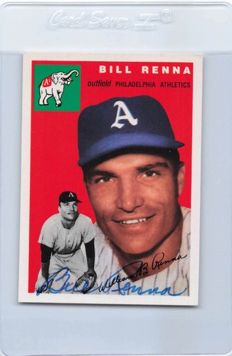 1994 Topps Archives '54 #112 Bill Renna Athletics Signed Auto *F6061 | eBay