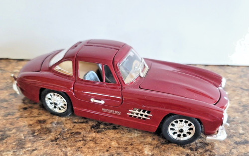 Sunnyside 1:24 Mercedes-Benz 1954 300SL Gull Wing Maroon Diecast Model ...