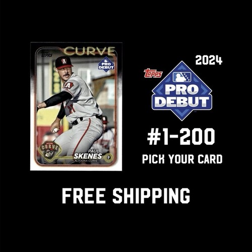 2024 Topps Pro Debut - Cards #1-200 - You Pick & Complete Your Set (QTY ...