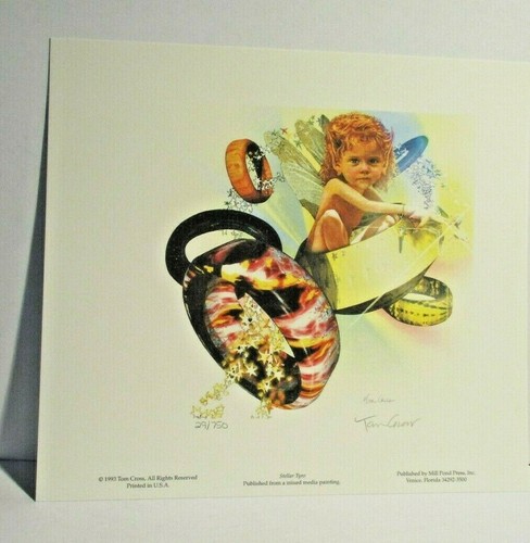 New Limited Edition Print Tom Cross Stellar Tyro Fairy Elf Rings & COA ...