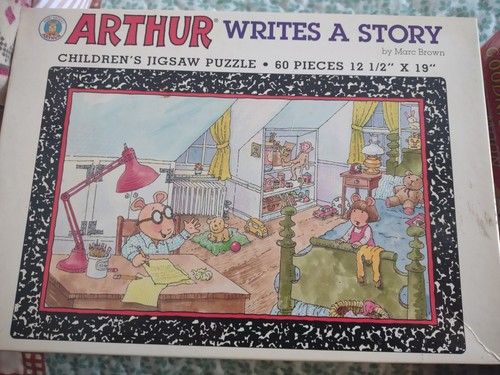 Arthur Writes a Story Children’s Jigsaw Puzzle 60 pieces Marc Brown PBS ...