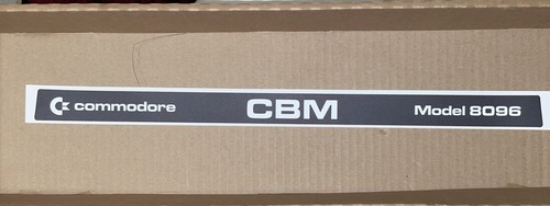 Commodore PET 8096 Replacement Label thin bezel | eBay
