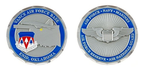 VANCE AIR FORCE BASE TALON 71ST FLYING WING NAVY MARINES 1.75 ...