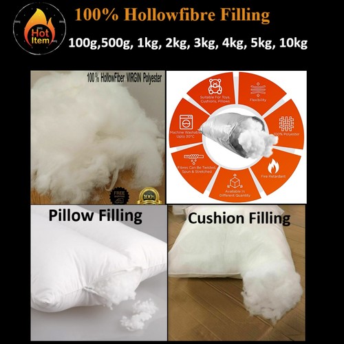 Hollowfibre Polyester Filling 100% Virgin Craft Soft Teddy Bear Cushion ...