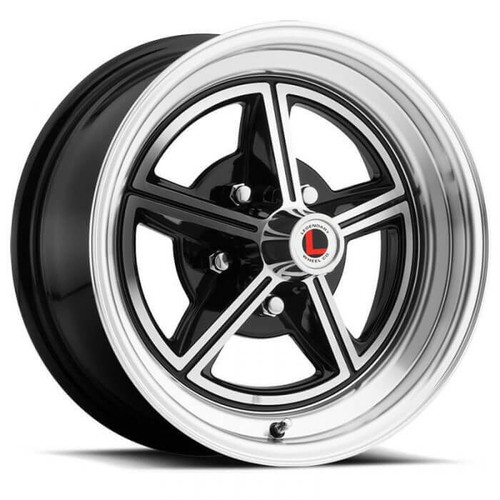 Legendary Wheels MAGSTAR II Gloss Black w Machined Face 15x7 Rim 5x4.5 ...
