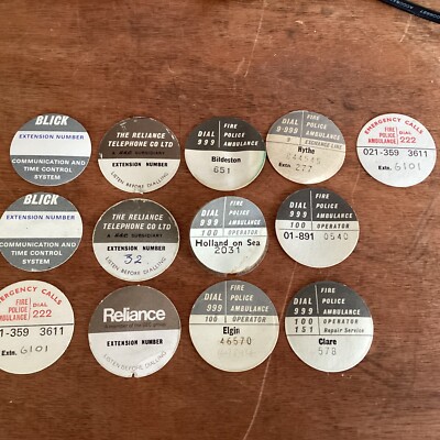 Telephone Dial Label for sale | eBay
