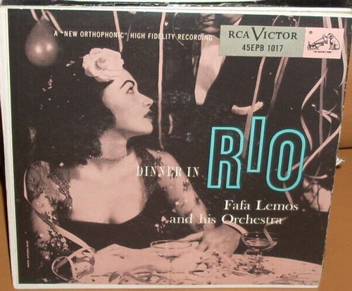 FAFA LEMOS dinner in rio ( world music ) 2 x 7" / 45 EP picture sleeve ...