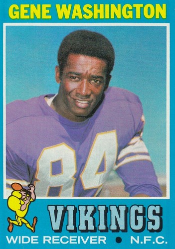 1971 Topps # 130 Gene Washington - Minnesota Vikings -- Box 708-454 | eBay