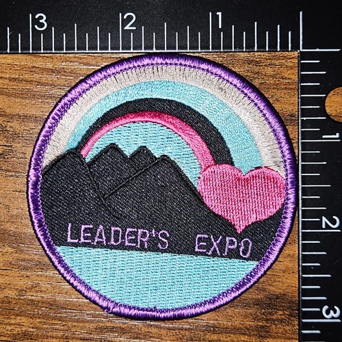Girl Scout Leader's Expo Girl Scout Rainbow Heart Patch | eBay