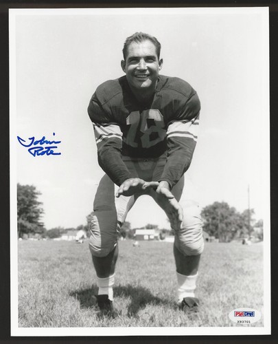 Tobin Rote Packers Signed Auto 8x10 Photo PSA/DNA Certified Autograph ...