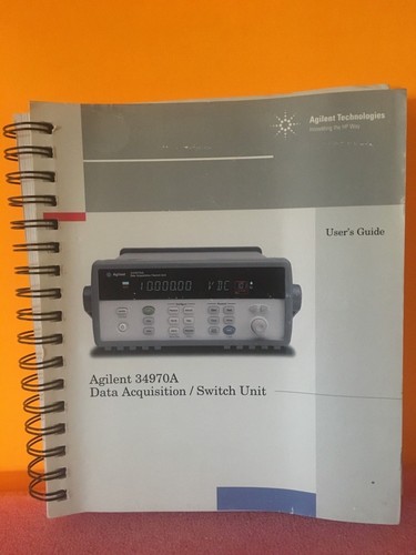 HP / Agilent 34970-90002 34970A Data Acquisition / Switch Unit User's ...