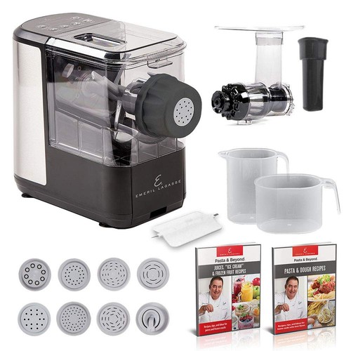 EMERIL LAGASSE Pasta & Beyond, Automatic Pasta Maker - 8 Pasta Shaping ...