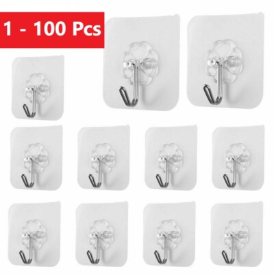Strong Self Adhesive Hooks for sale | eBay UK