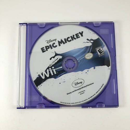 Nintendo Wii Disney Epic Mickey Game Tested & Working (DISK ONLY) | eBay
