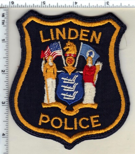 Linden Police (New Jersey) Uniform Take-Off Shoulder Patch from the ...