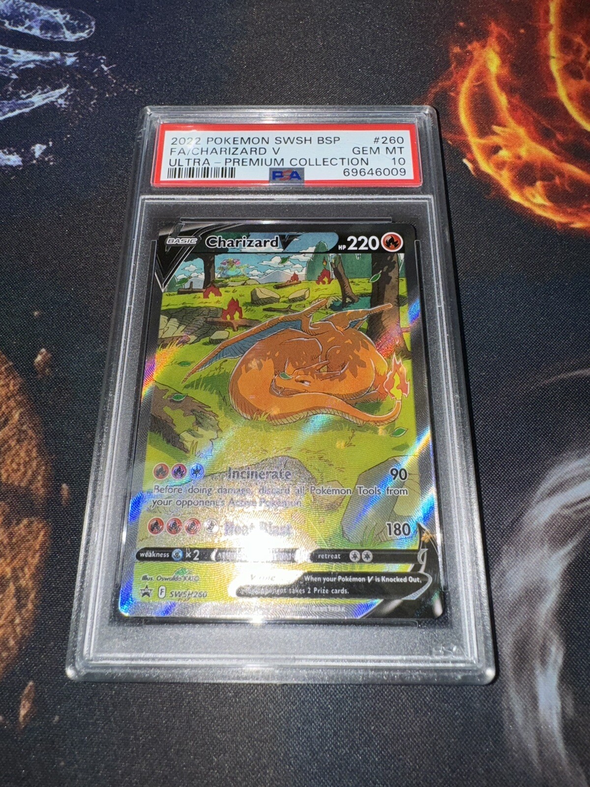 Charizard V 2022 Sword & Shield: Black Star Promo #SWSH260 Ultra ...