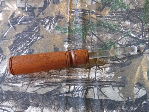 TURKEY CALL FRICTION STRIKER 1 Mahogany & Plexiglass Shaft TYLERSBURG ...