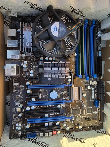 MSI X58 PRO I7 950 8 GB RAM ATX Mainboard / Motherboard LGA1366 I/O ...