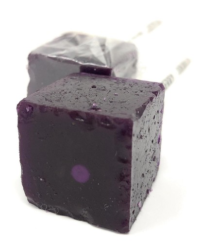 Hard Candy Cube Lollipop Suckers: Individually Wrapped - Huckleberry ...