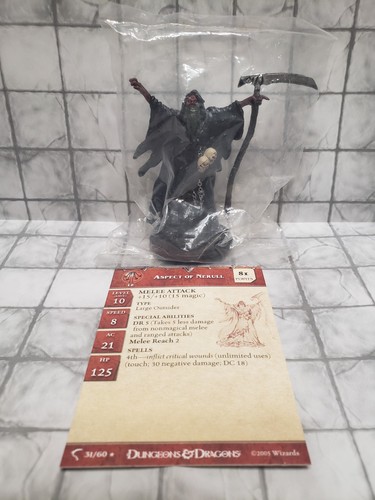 D&D Miniature Aspect of Nerull (Deathknell #31) NIB w/card | eBay