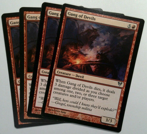 Mtg - Gang Of Devils x4 | eBay