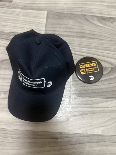 MTA Queens Bus Networks Redesign Pin And Base Ball Cap | eBay
