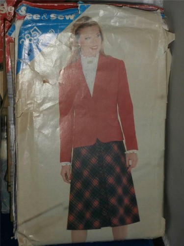 Butterick Sewing Pattern See & Sew 3851 Woman's Jacket & Skirt 8 10 12 ...