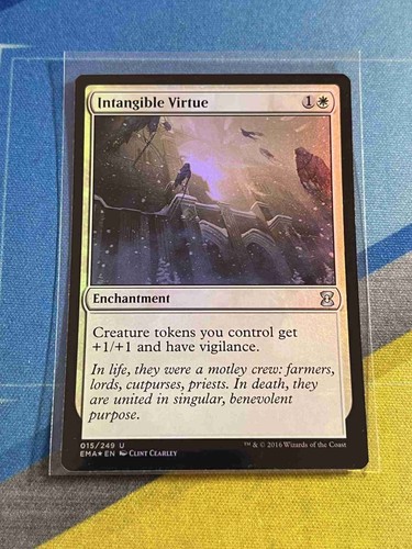 Magic the Gathering MTG Eternal Masters INTANGIBLE VIRTUE Foil | eBay