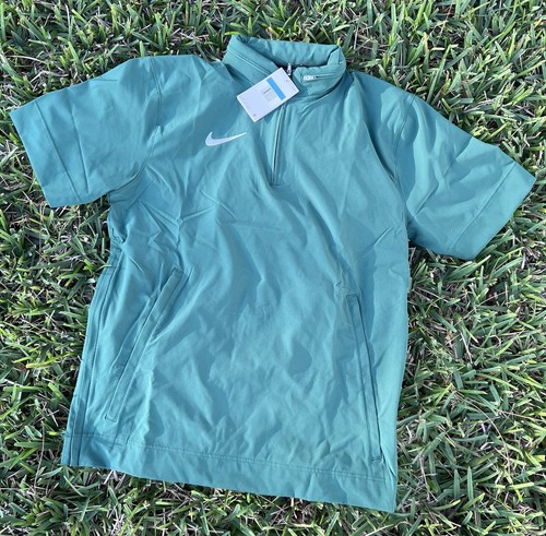 Nike Woven 1/4 Zip SS Hooded Coaches Jacket Green DV6755-341 Size 3XL ...