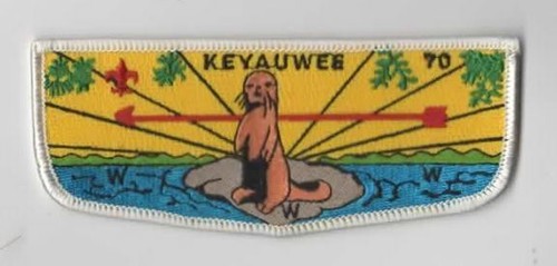 Keyauwee Lodge 70 Flap Old North State Council WHITE Bdr. [BLT805] | eBay