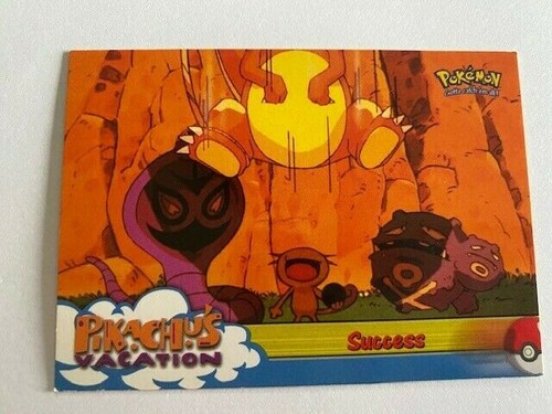 Topps Pokemon Card PIKACHU'S VACATION Success #55 Movie Animation ...