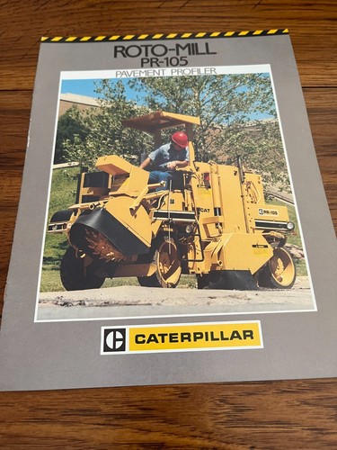 Caterpillar CAT PR-105 Roto Mill Pavement Profiler Brochure FCCA | eBay