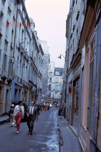 #J25- jj Vintage 35mm Slide Photo- Jewish Section in Paris France- 1962 ...