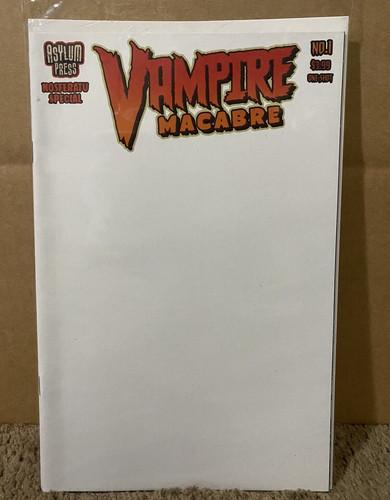 Vampire Macabre Nosferatu Special #1 Asylum Press Horror Comic Vampire ...