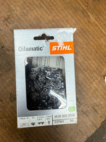 Stihl 3636 005 0056 Chain 63PM3 56, 16", 3/8P, .050G OEM NEW | eBay