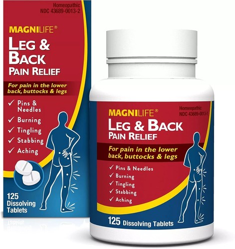 MagniLife Leg & Back Pain Relief, Fast-Acting for Sciatica Pain ...