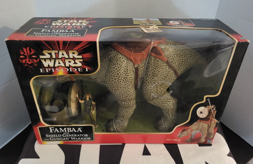 Fambaa With Sheild Generator Gungan Warrior 1999 STAR WARS Episode 1 ...