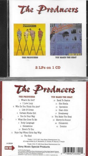 PRODUCERS-1ST LP/YOU MAKE THE HEAT-2 LPS ON 1 NEW SEALED CD 79893233925 ...