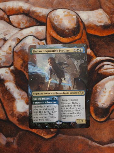 Magic the Gathering Kellan, Inquisitive Prodigy Hand Painted Custom MTG ...