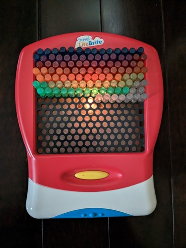 TRAVEL LITE BRITE 7" HIGH, 5" WIDE, 2 1/2" DEEP LIGHTS ARE STORED INSIDE UNIT | eBay