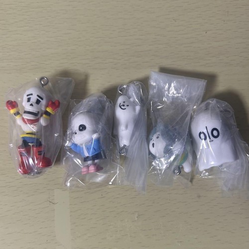 UNDERTALE Pinch and Connect Mascot 5 Types set Capsule Toy BANDAI New ...