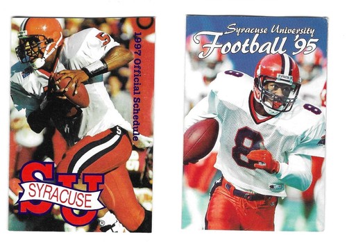 Syracuse Orange football schedule lot of 2 - *1995 & 1997* McNabb and ...