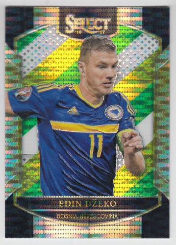 2016/17 PANINI SELECT EDIN DZEKO MULTI-COLOR PRIZM #7 BOSNIA ...