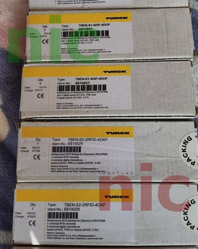 1 PCS TBEN-S1-4DIP-4DOP TURCK Module Fast transport via DHL | eBay