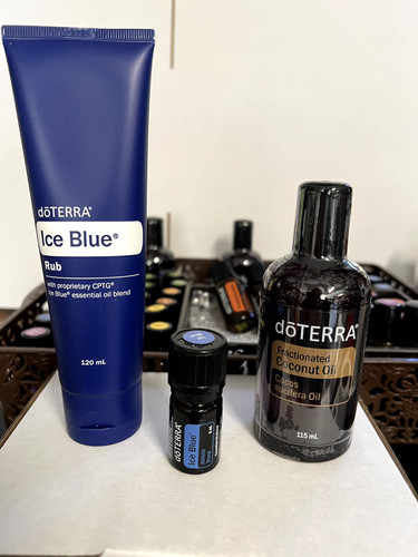 doTERRA Ice Blue Rub 120ml Ice Blue Oil 5ml get 1 free coconut oil ...