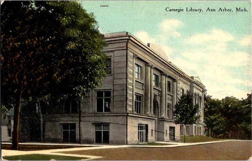 Ann Arbor Michigan MI : LIBRARY SCENE j/24 AV2406 | eBay UK