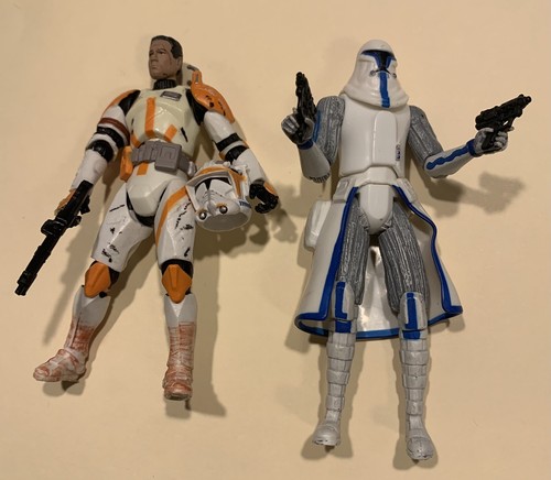 Star Wars Saga Commander Cody #42 & Clone Wars Cold Weather Gear ...