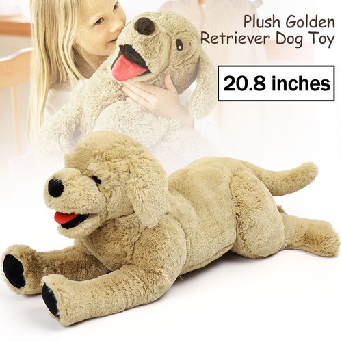 21in Large Dog Stuffed Animals Plush Soft Cuddly Golden Retriever Toy ...